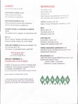 MENU – Marcy's Diner